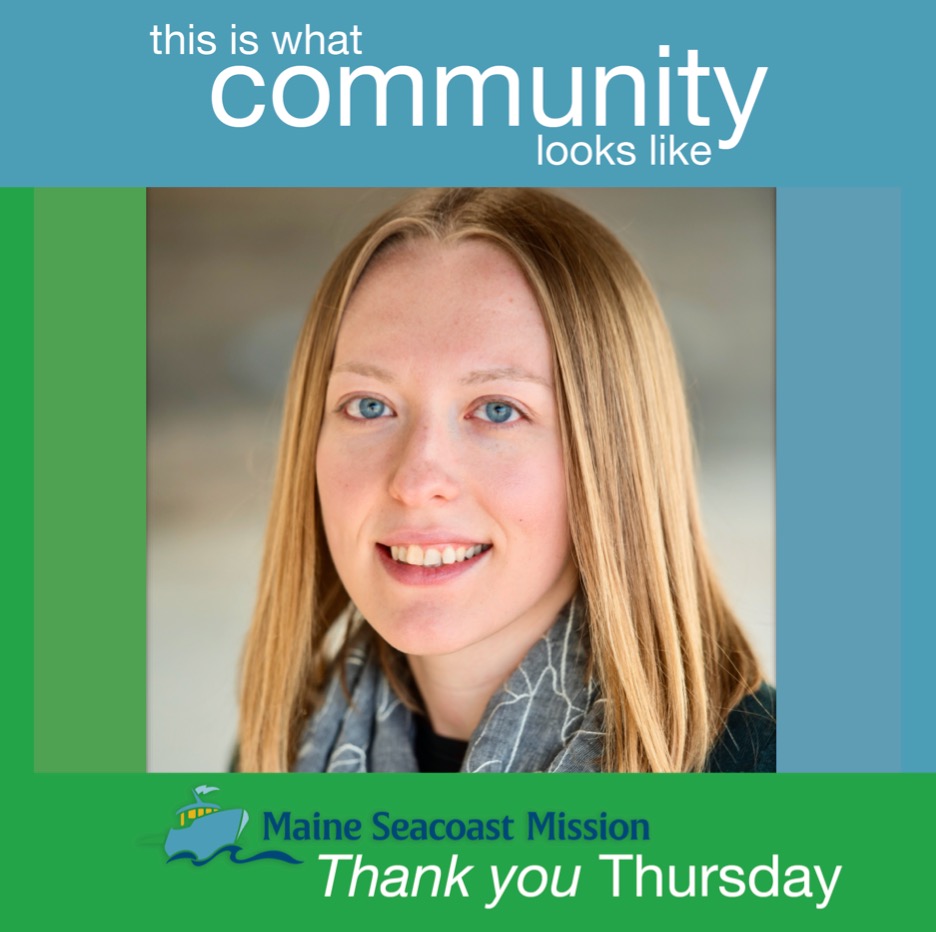 Thank you Thursday for Elisabeth Marnik, PhD - Maine Seacoast Mission